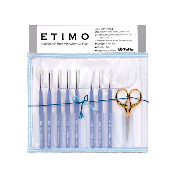 Set Crochet Etimo Steel Premium Gold - Tulip - Revesderecho